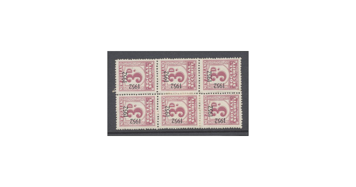 For Sale / NZ Revenues -Social Security | The Complete Stamp Company