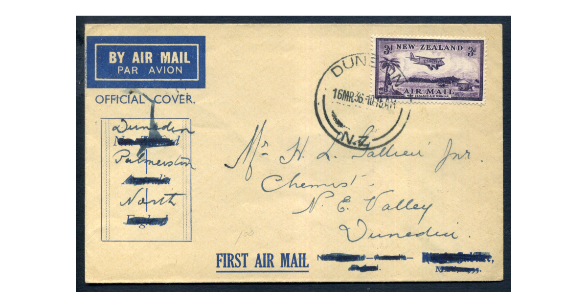 For Sale / 1936 Airmail Flight Covers | The Complete Stamp Company